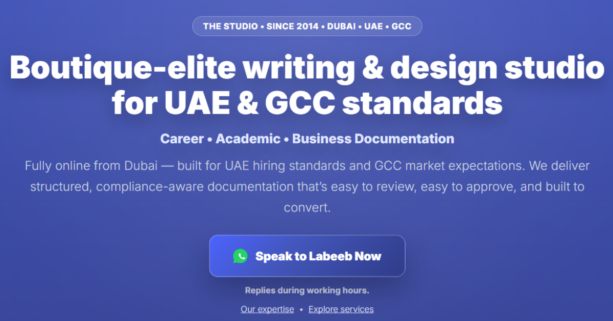 About Labeeb | CV, Academic & Business Experts UAE