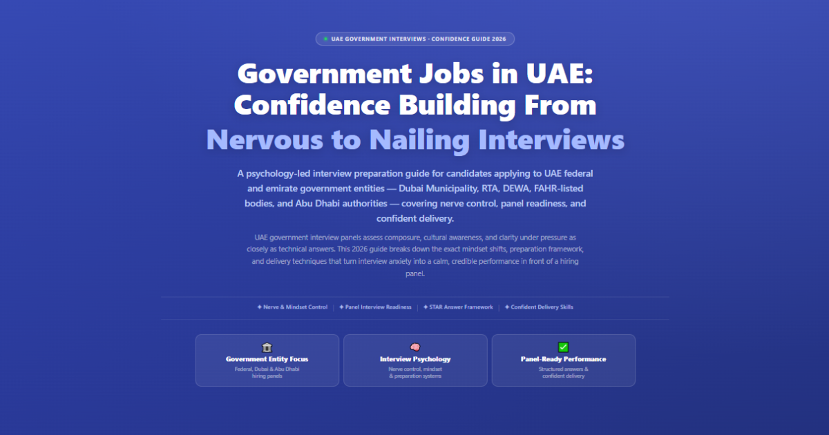 UAE Government Interview Confidence: 2026 Guide | Labeeb