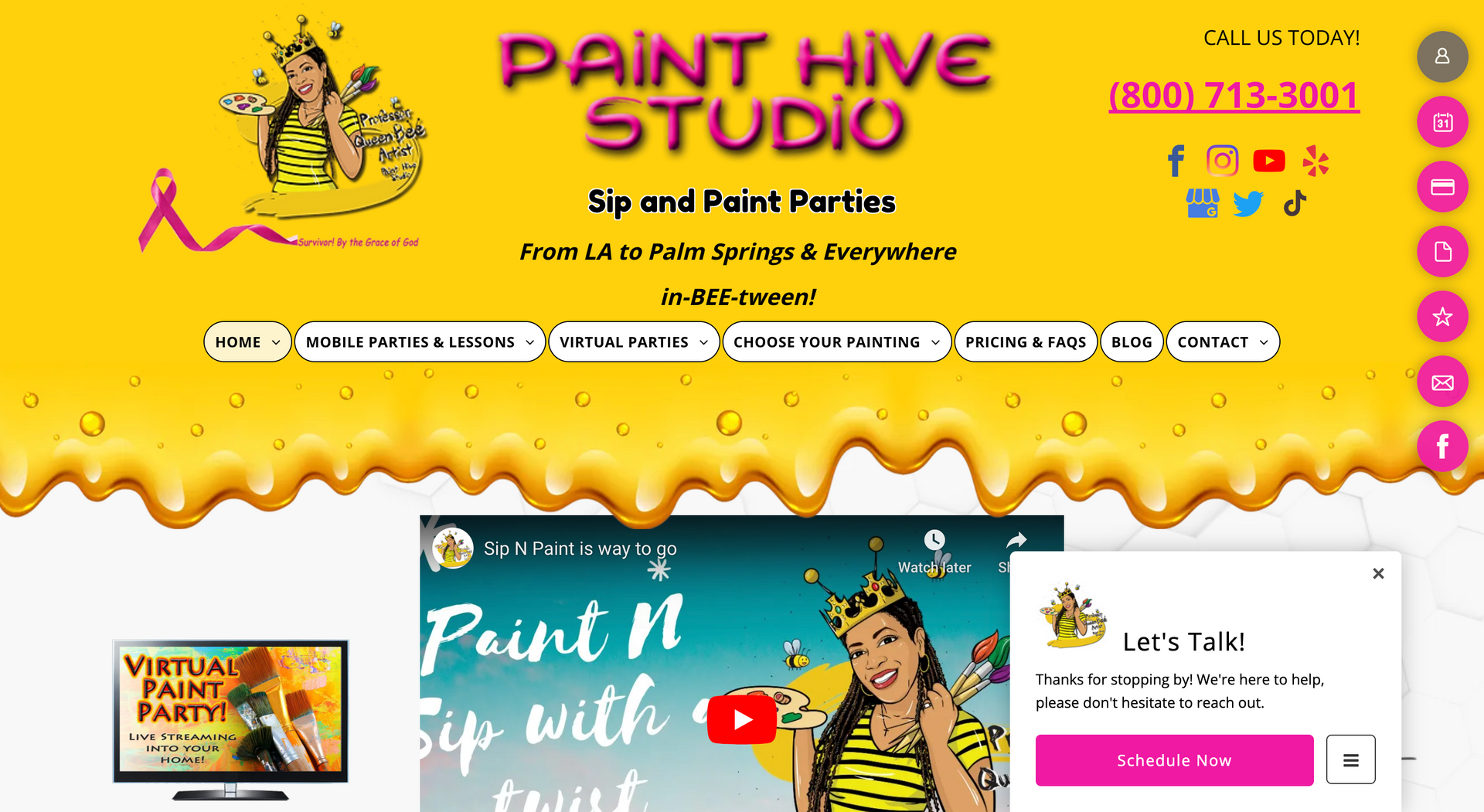 We are excited to announce the launch of our NEW Paint Hive Studio Website