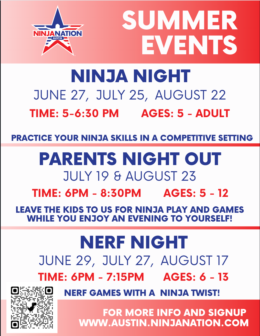 Ninja Nation Austin, Texas - Biggest Ninja Gym in Austin