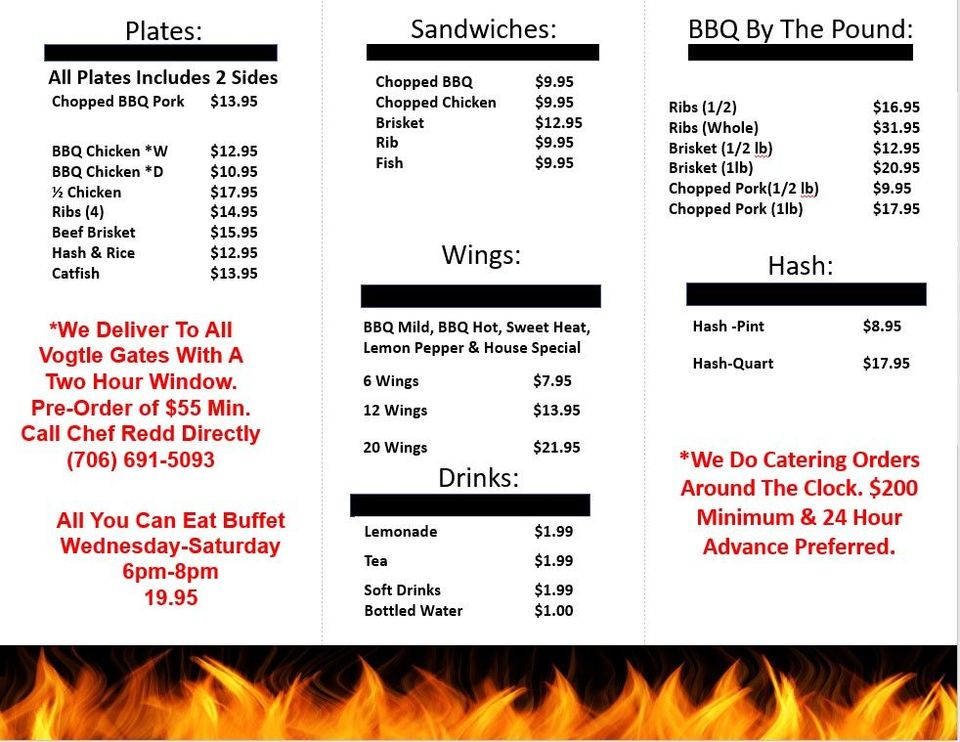 Chef Redds BBQ| BBQ Restaurant | BBQ Catering