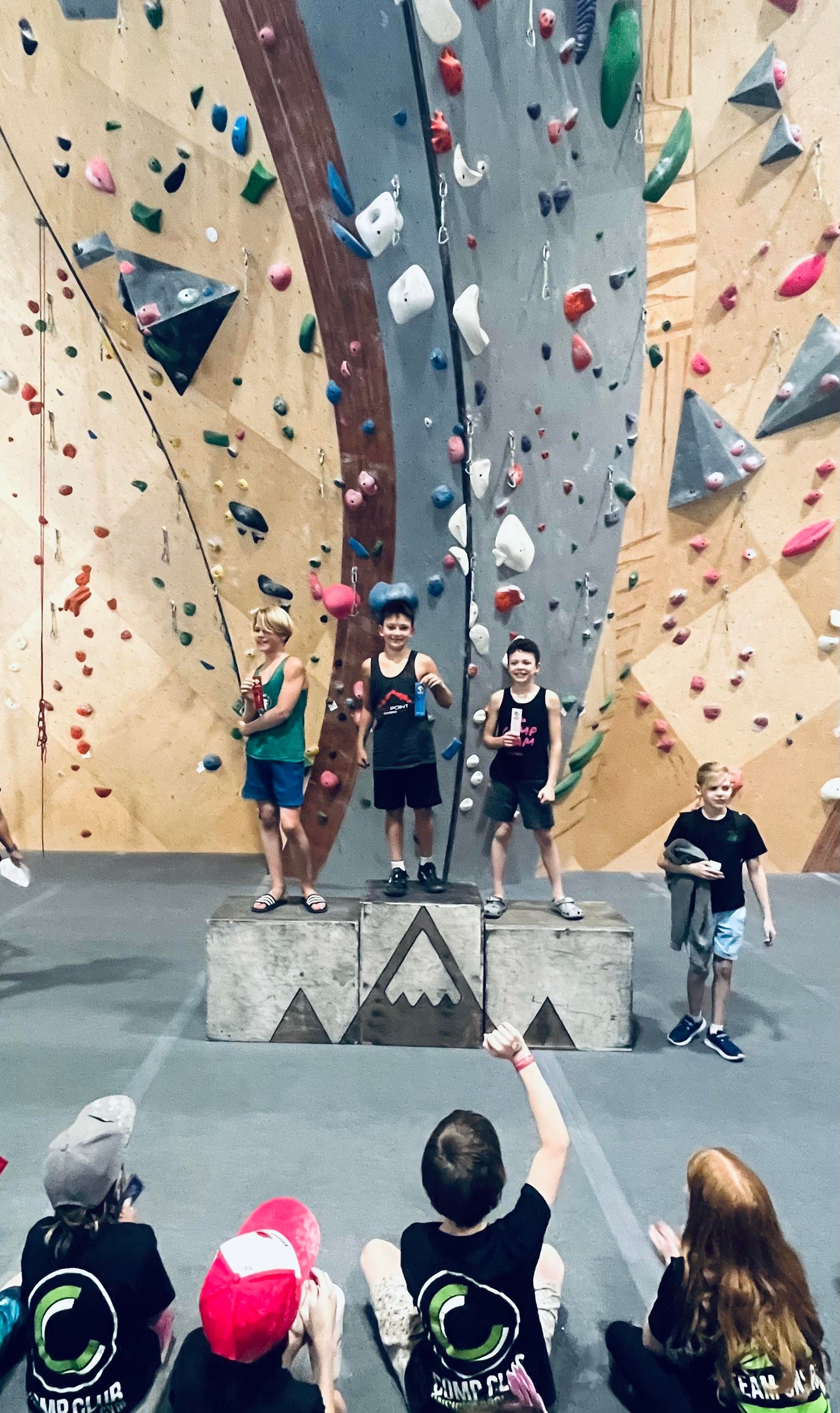 Youth Cliimbing