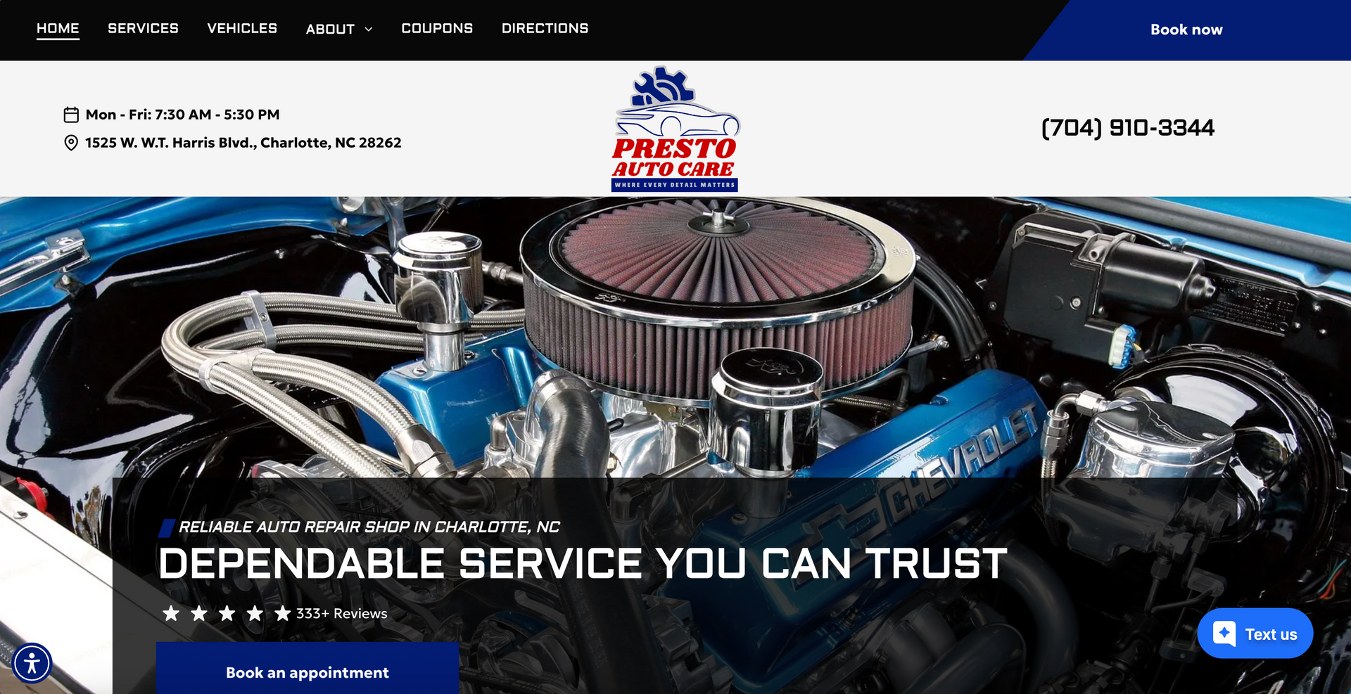 Auto Repair in Charlotte, NC | Presto Auto Care