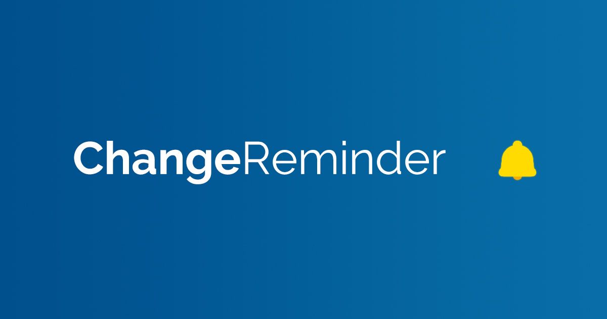 Change Reminder