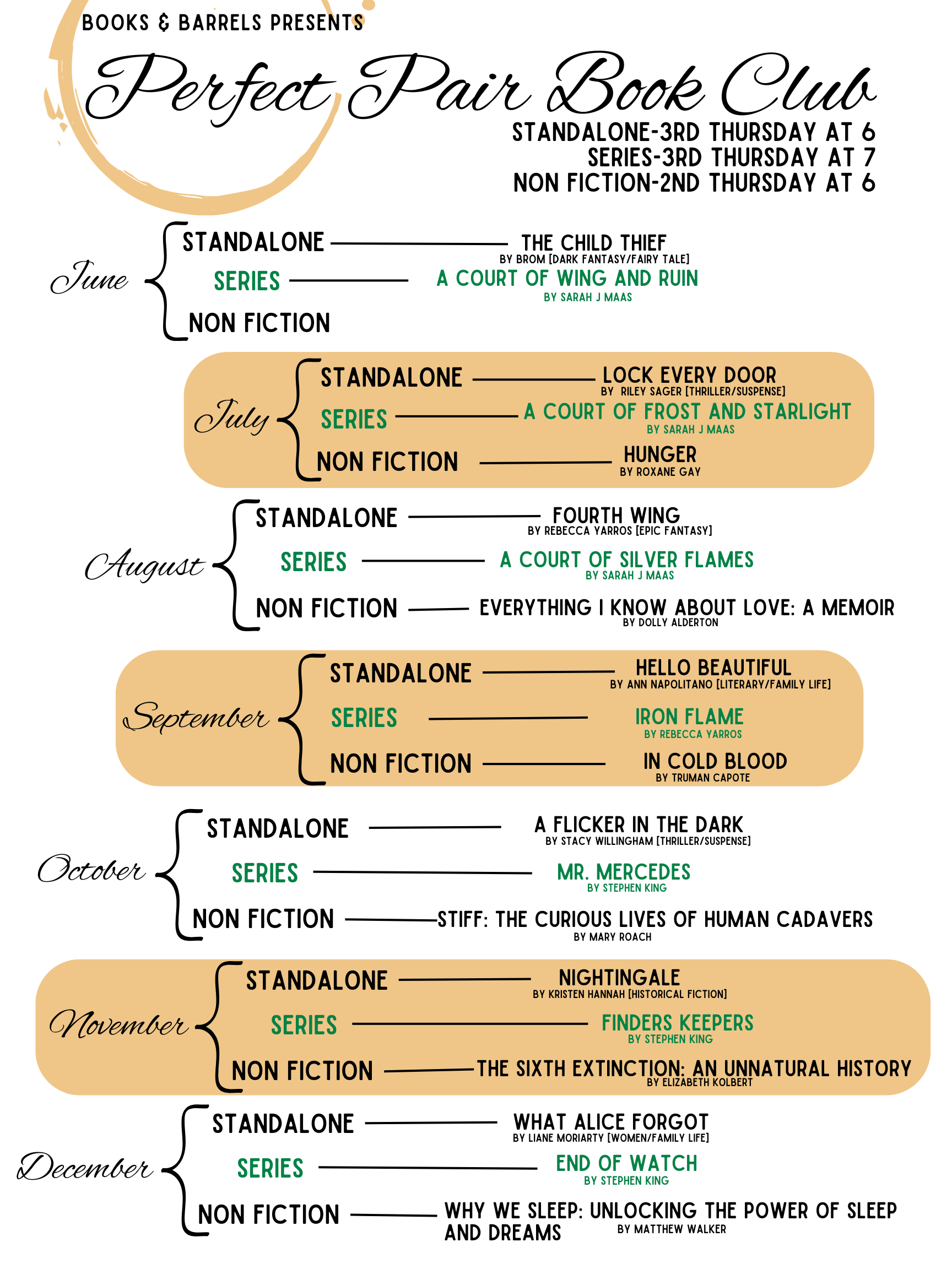 Upcoming Events | Longview, TX | Books & Barrels