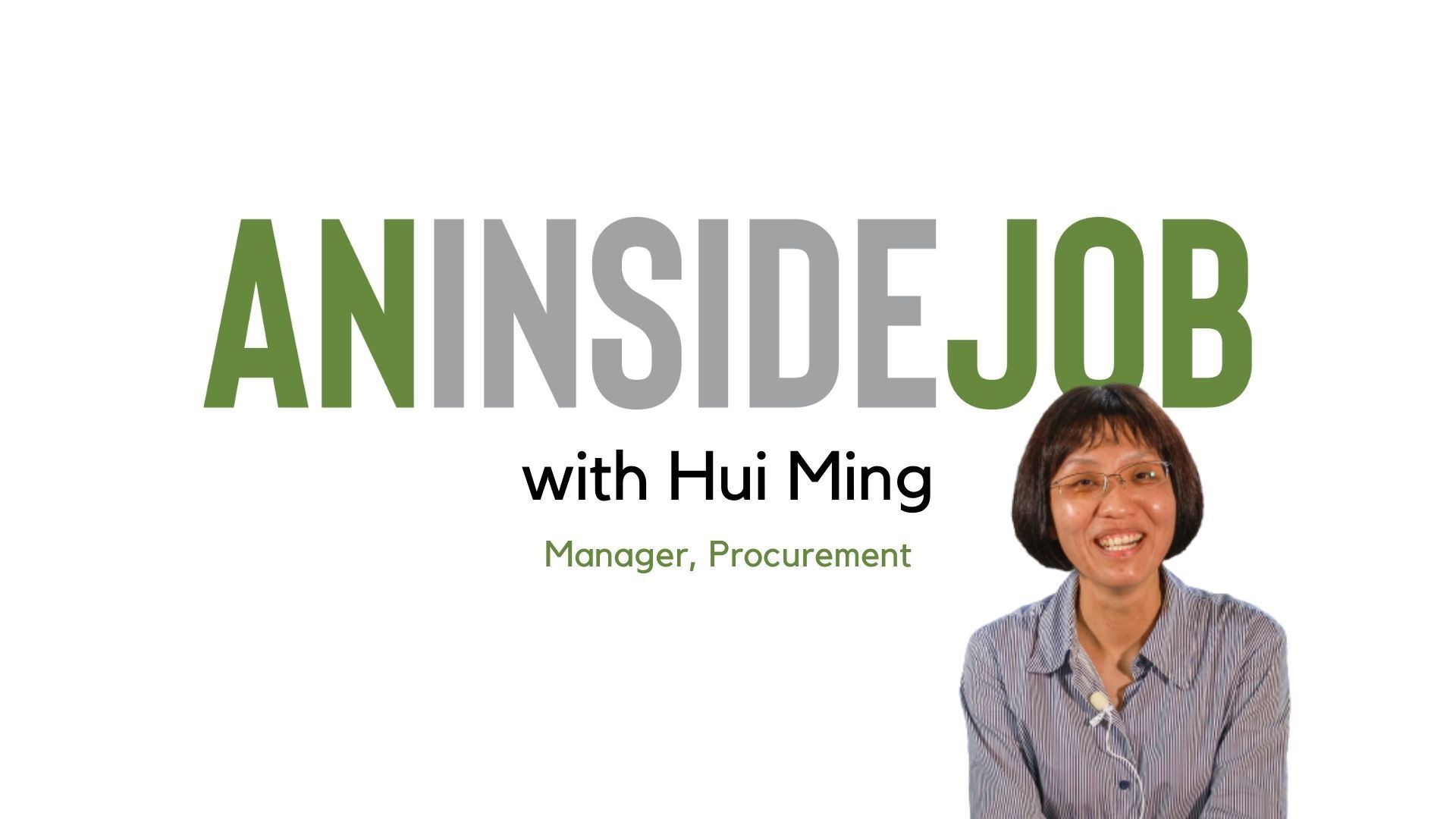 An Inside Job with Hui Ming