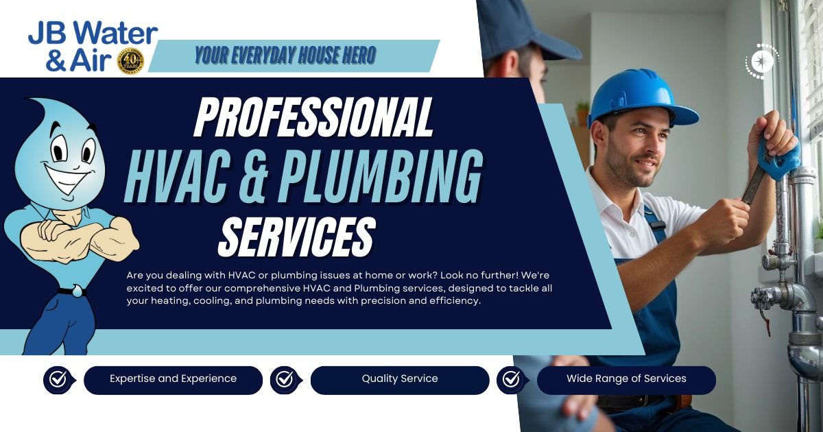 Residential Plumbing & HVAC Services Mesa AZ | JB Water & Air