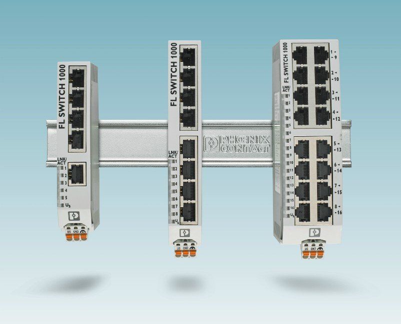 Неуправляемые коммутаторы серии FL SWITCH 1000