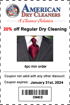 Dry Cleaning Coupons & Specials: Charlotte NC | American Dry Cleaners