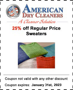 Dry Cleaning Coupons & Specials: Charlotte NC | American Dry Cleaners