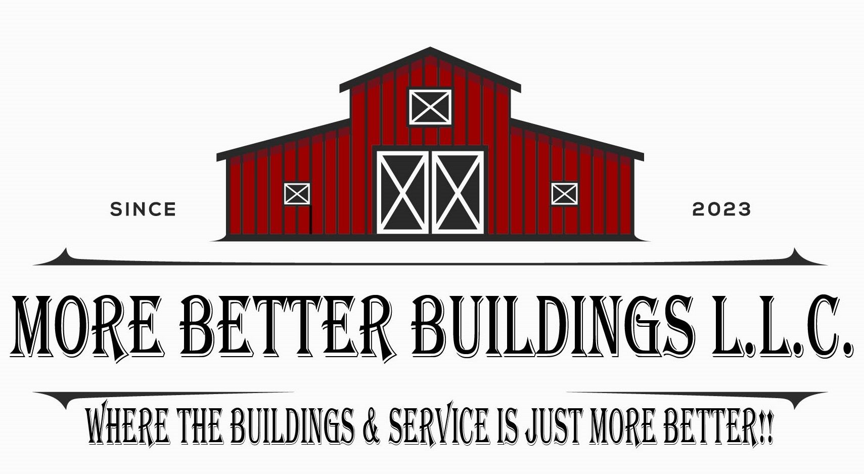 Home page for a portable and metal building dealer.