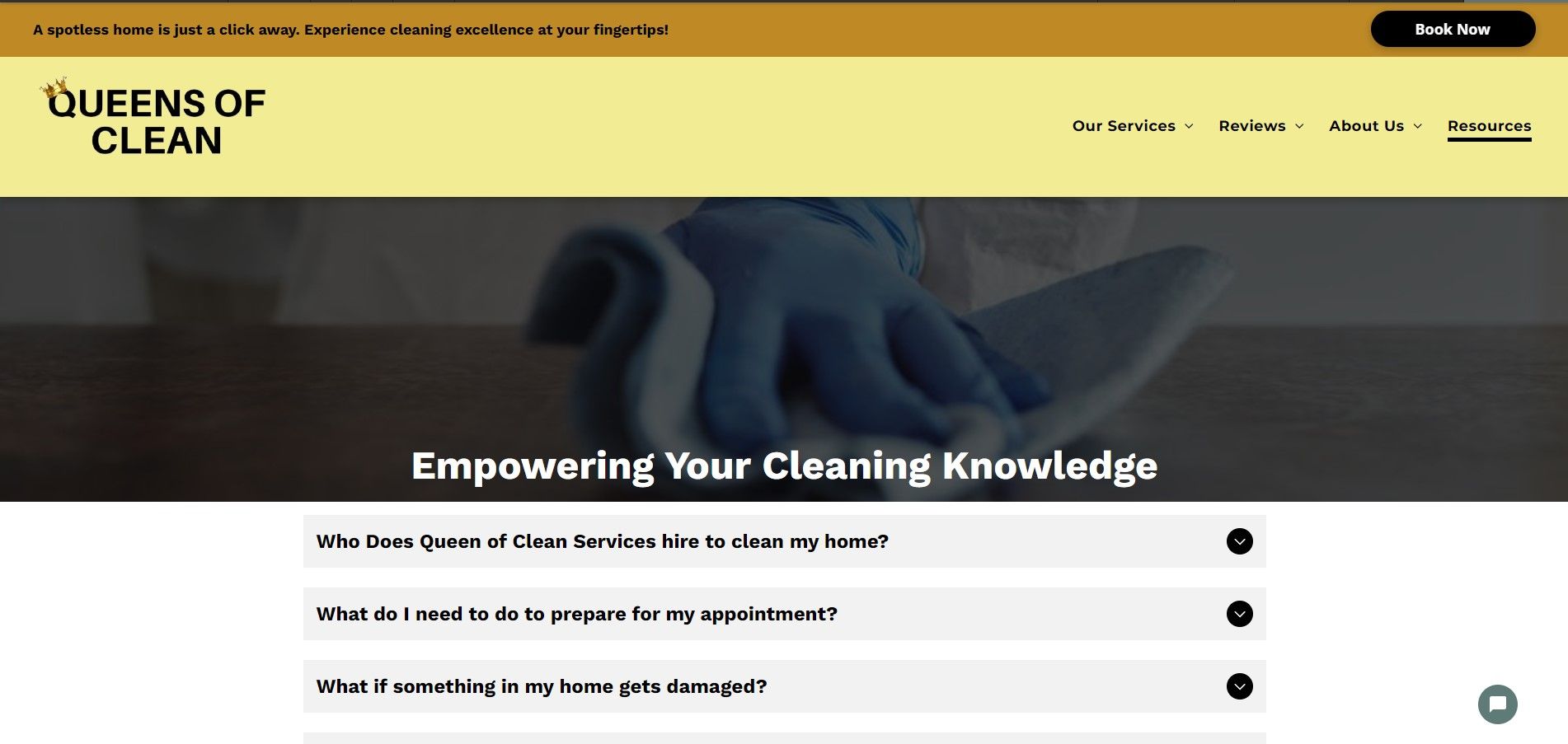 Cleaning Resources | Queens of Clean