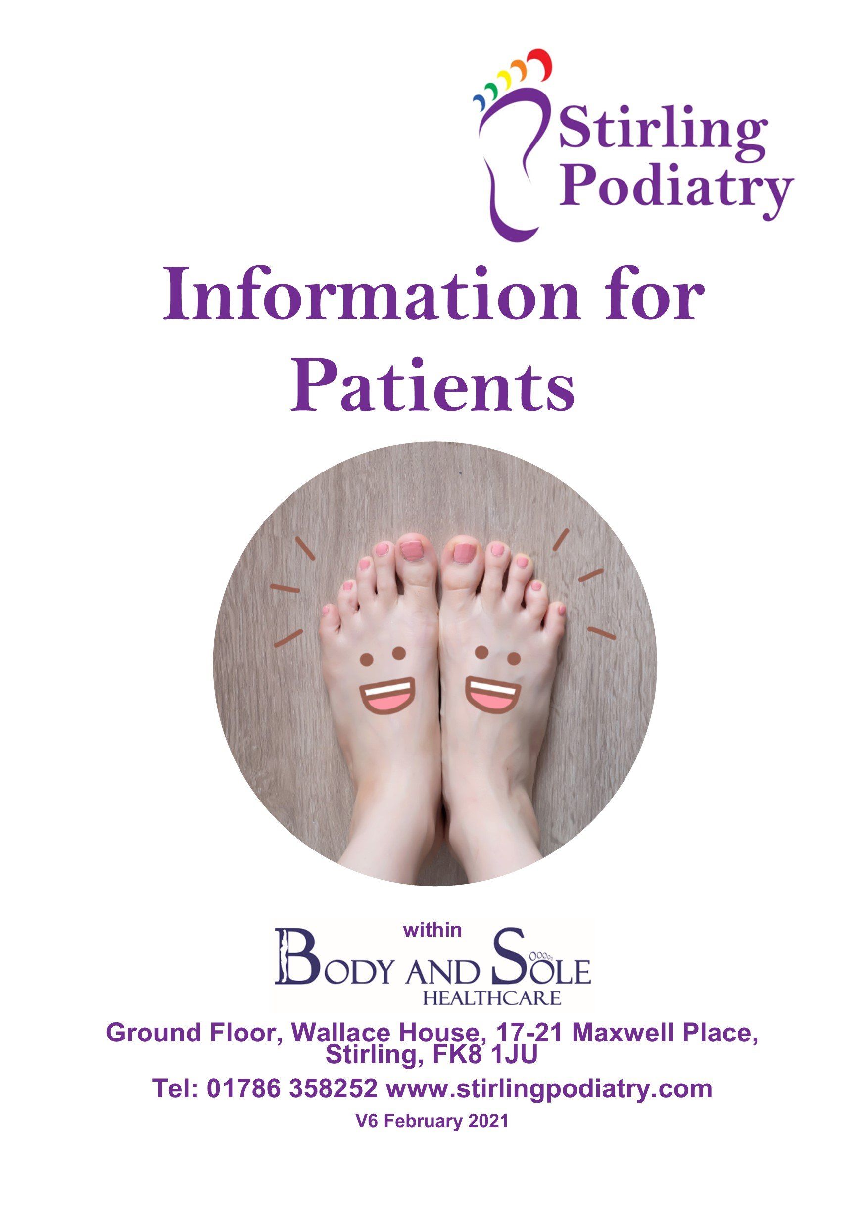 HCPC registered Podiatrist Stirling