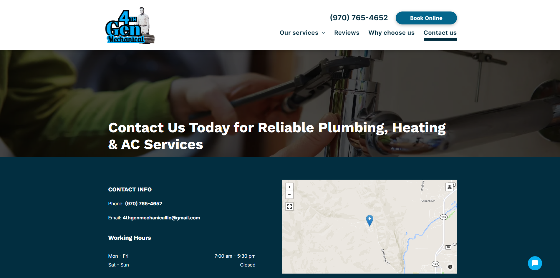 Get in Touch with 4th Generation Mechanical LLC