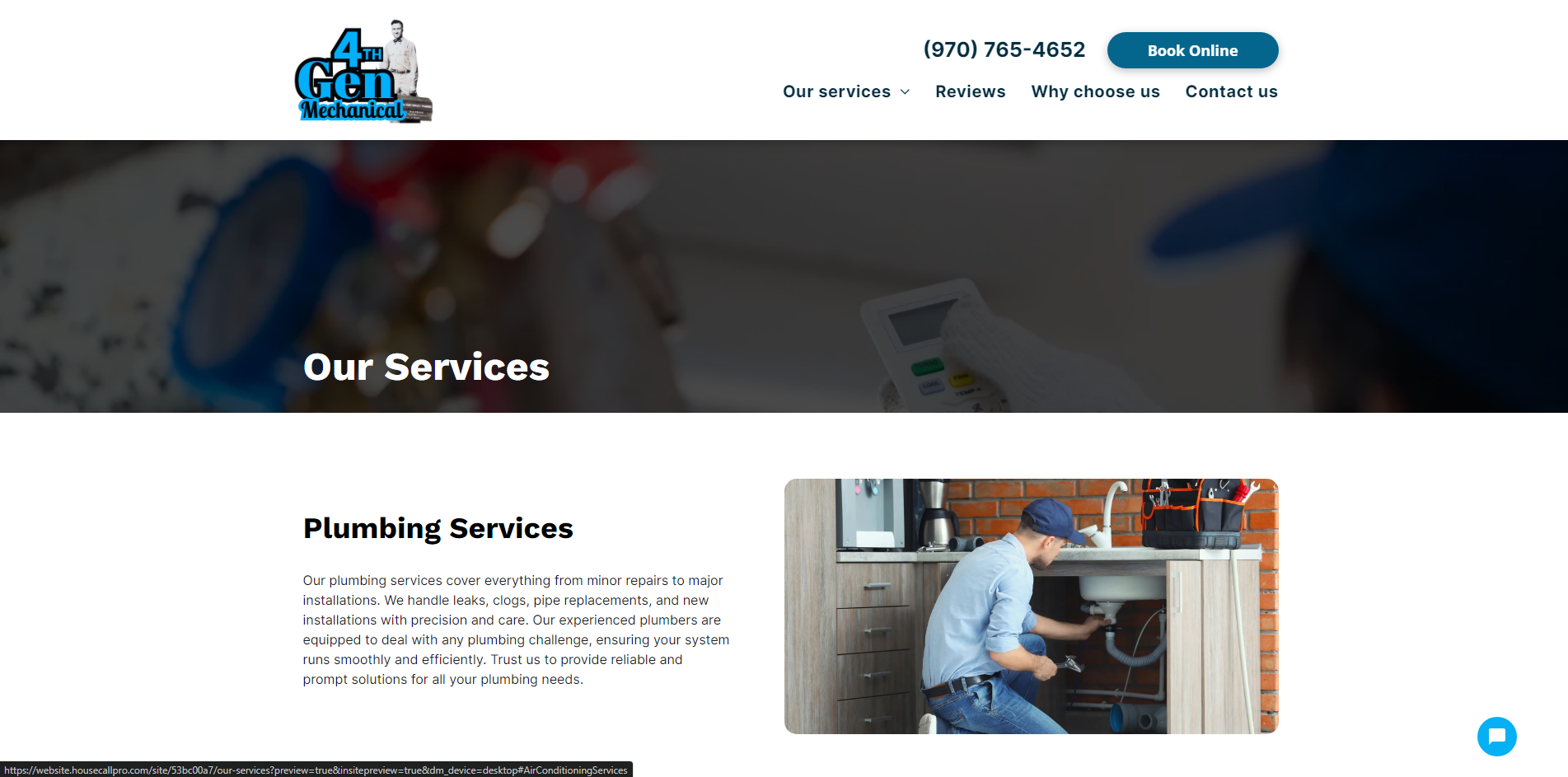 Comprehensive Plumbing, Heating & AC Services