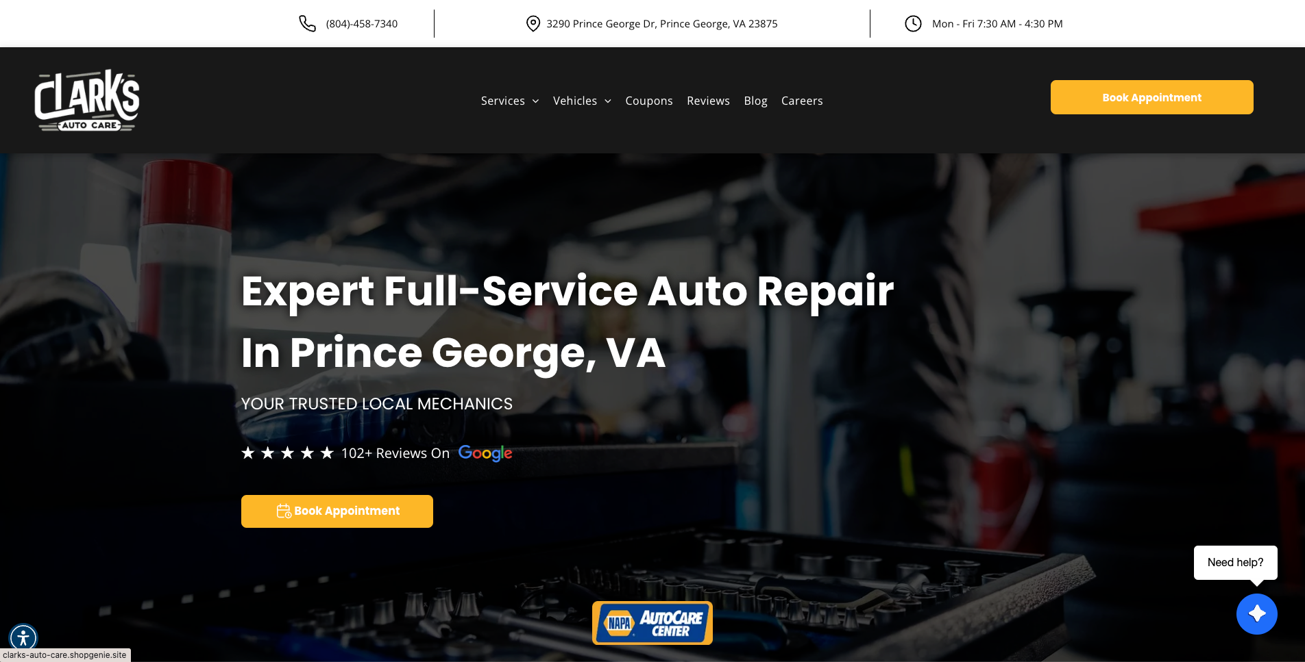 Expert Auto Repair Services in Prince George, VA | Clark's Auto Care