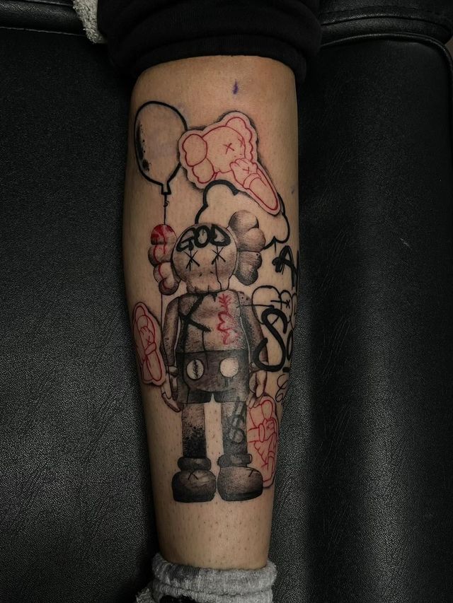 Kaws tattoo ideas - Bronctattooaus.com