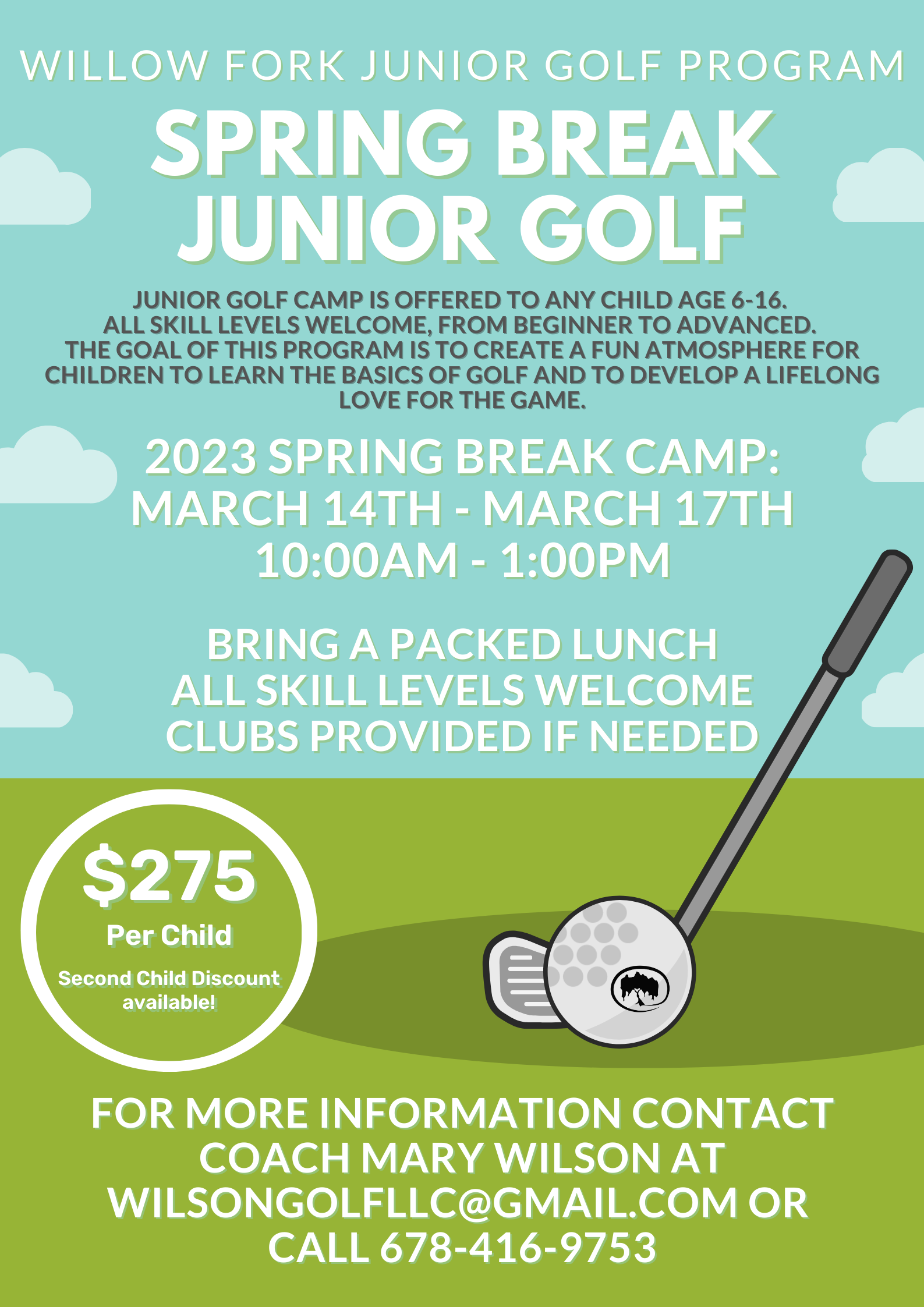 Junior Golf | Willow Fork Country Club | Katy, TX