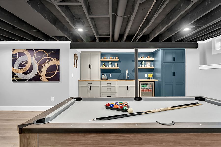 Rec rooms & custom game rooms - Grand Rapids Basement Pros