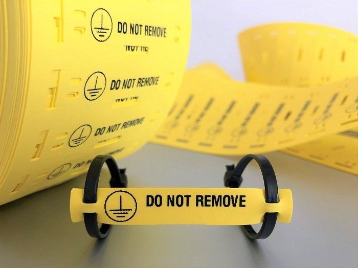 Custom Printed Cable Tie Tags & Labels, UK