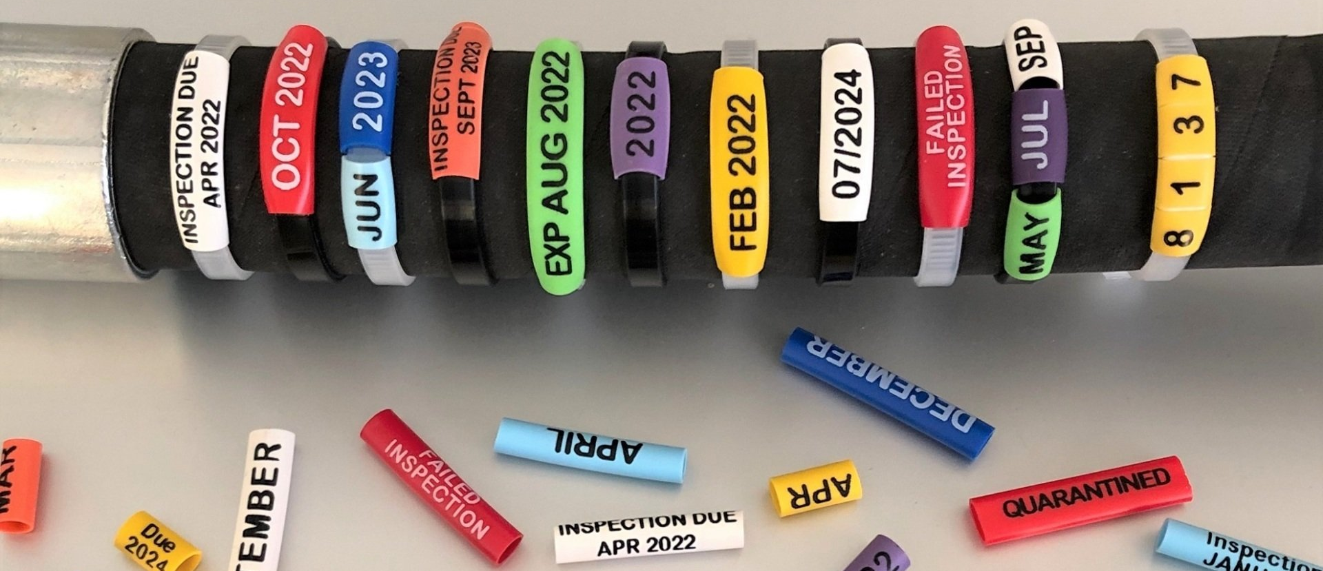 Custom Printed PVC Cable Markers, UK