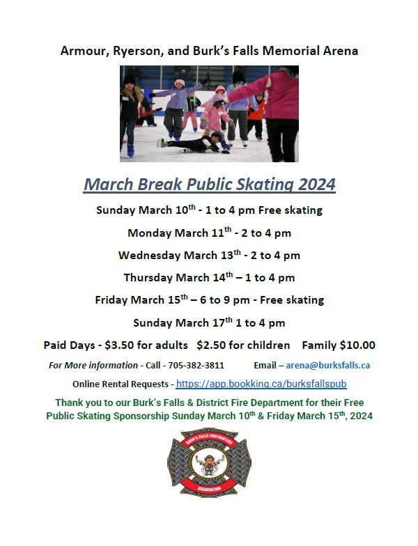 The Village of Burk’s Falls - Arena