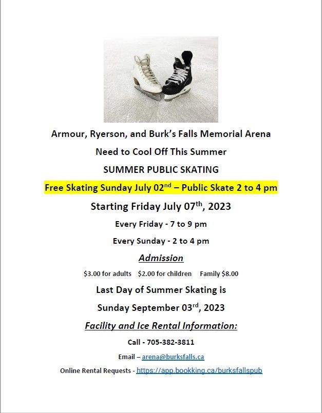 The Village of Burk’s Falls - Arena