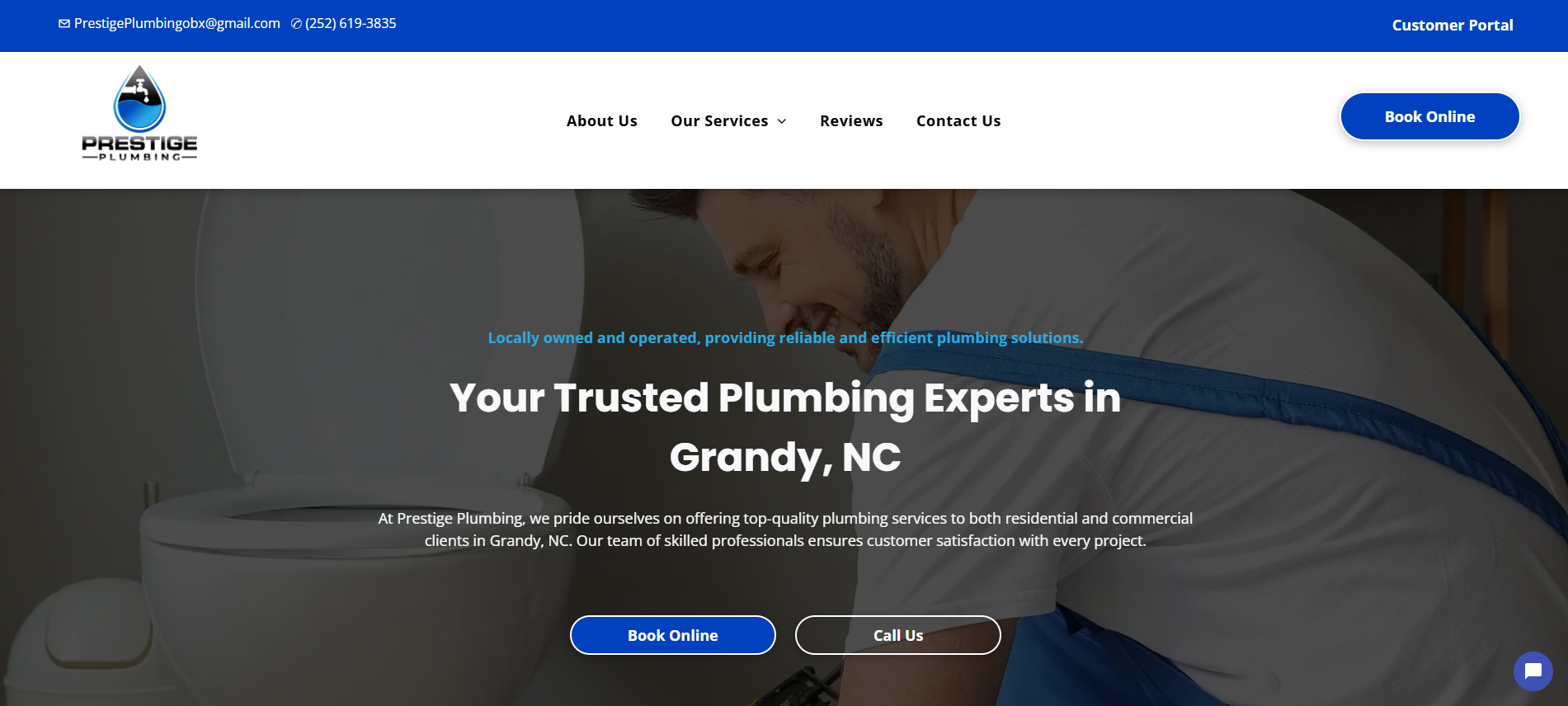 About Our Expert Plumbers | Grandy, NC | Prestige Plumbing