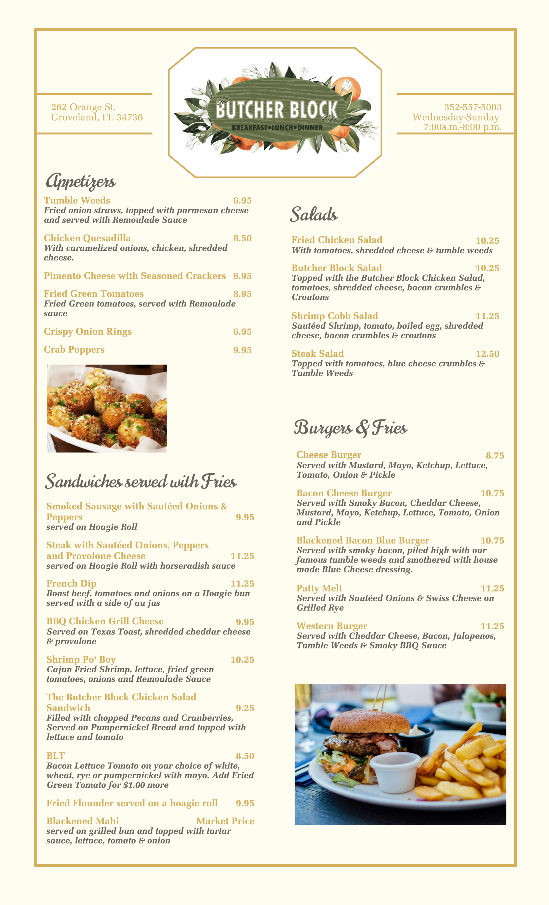 The Butcher Block Kitchen Groveland Florida