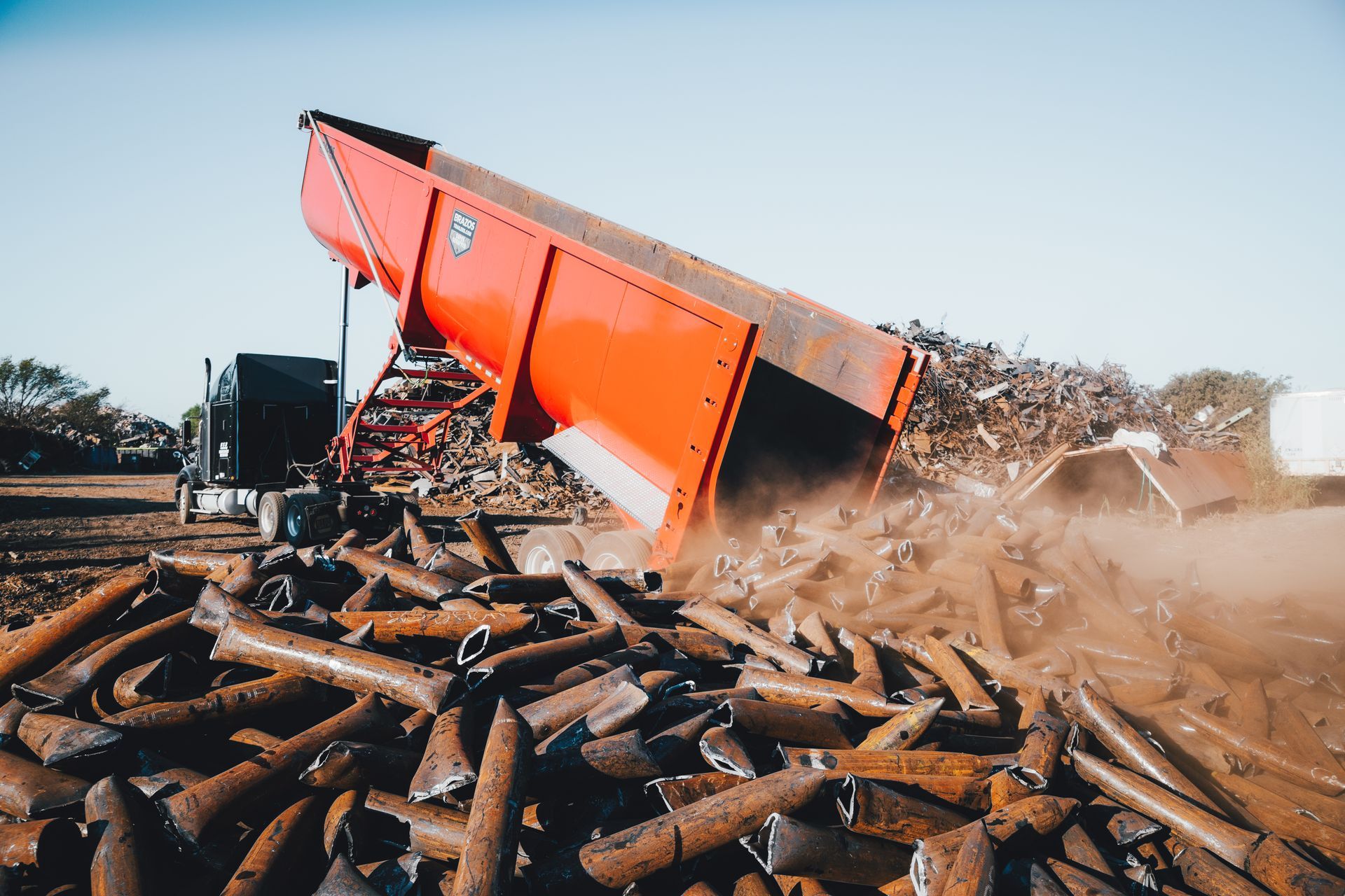 Scrap Metal Containers | Roll Off Services | AIM Recycling