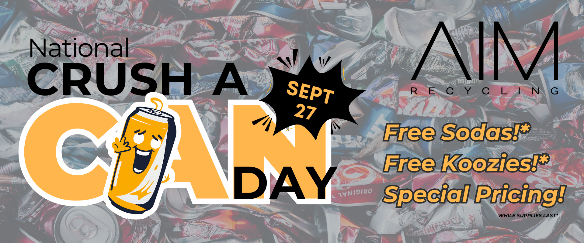 Crush A Can Day 2024 | East Texas Scrap Metal Recycling