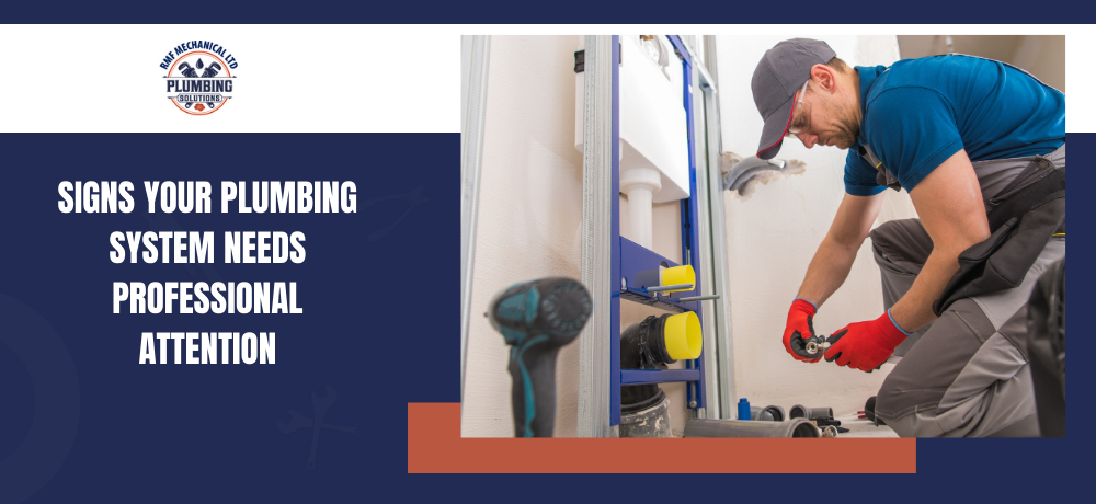 Signs Your Plumbing System Needs Professional Attention