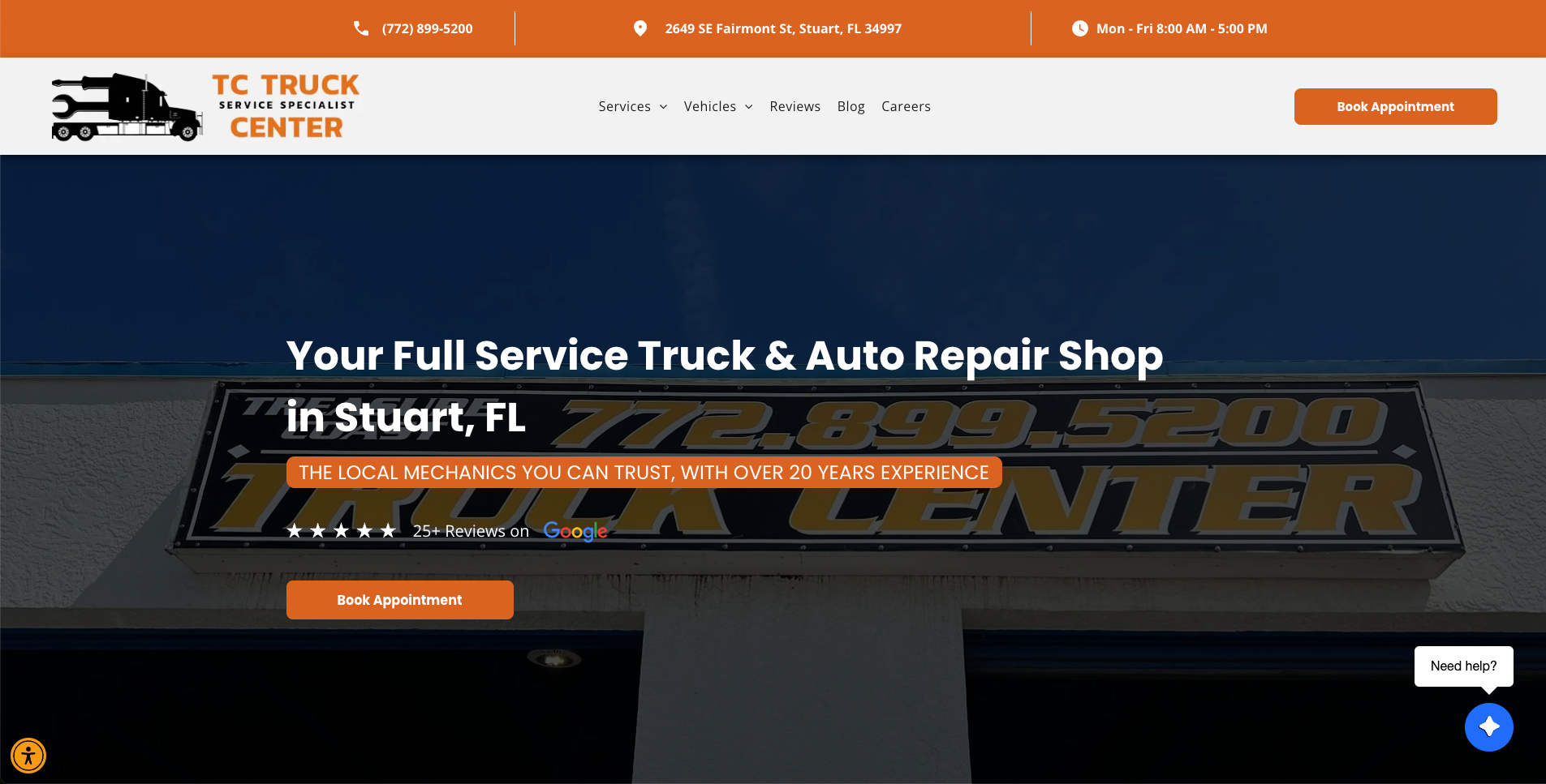 Diesel Repair Specialists in Stuart, FL | TC Truck Center