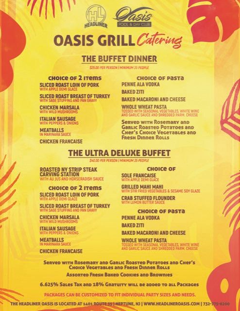 Bar and Grill | Neptune, NJ | Headliner Oasis