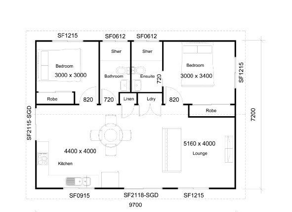 2 Bedroom Granny Flats