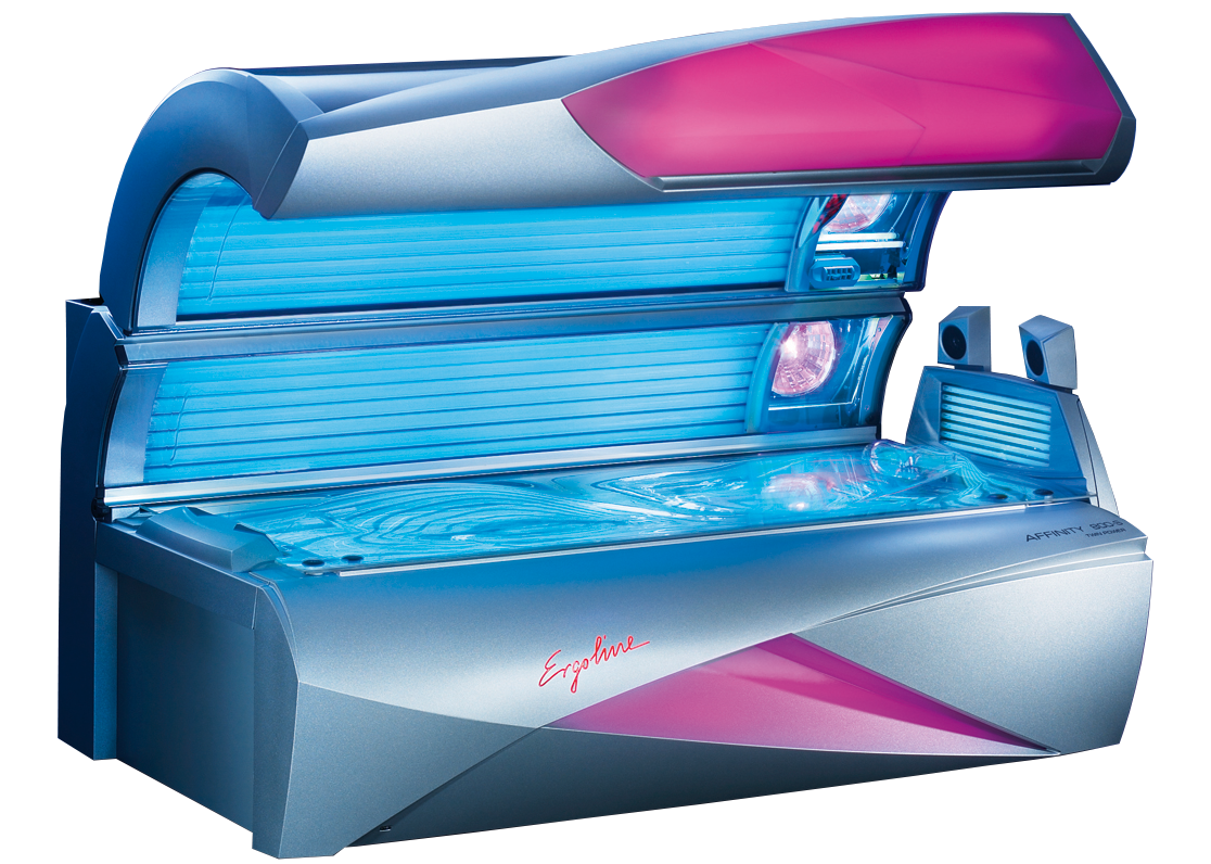 Onze zonnebanken, allemaal Ergoline natuurlijk!