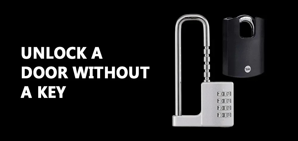 Unlock a door without a key