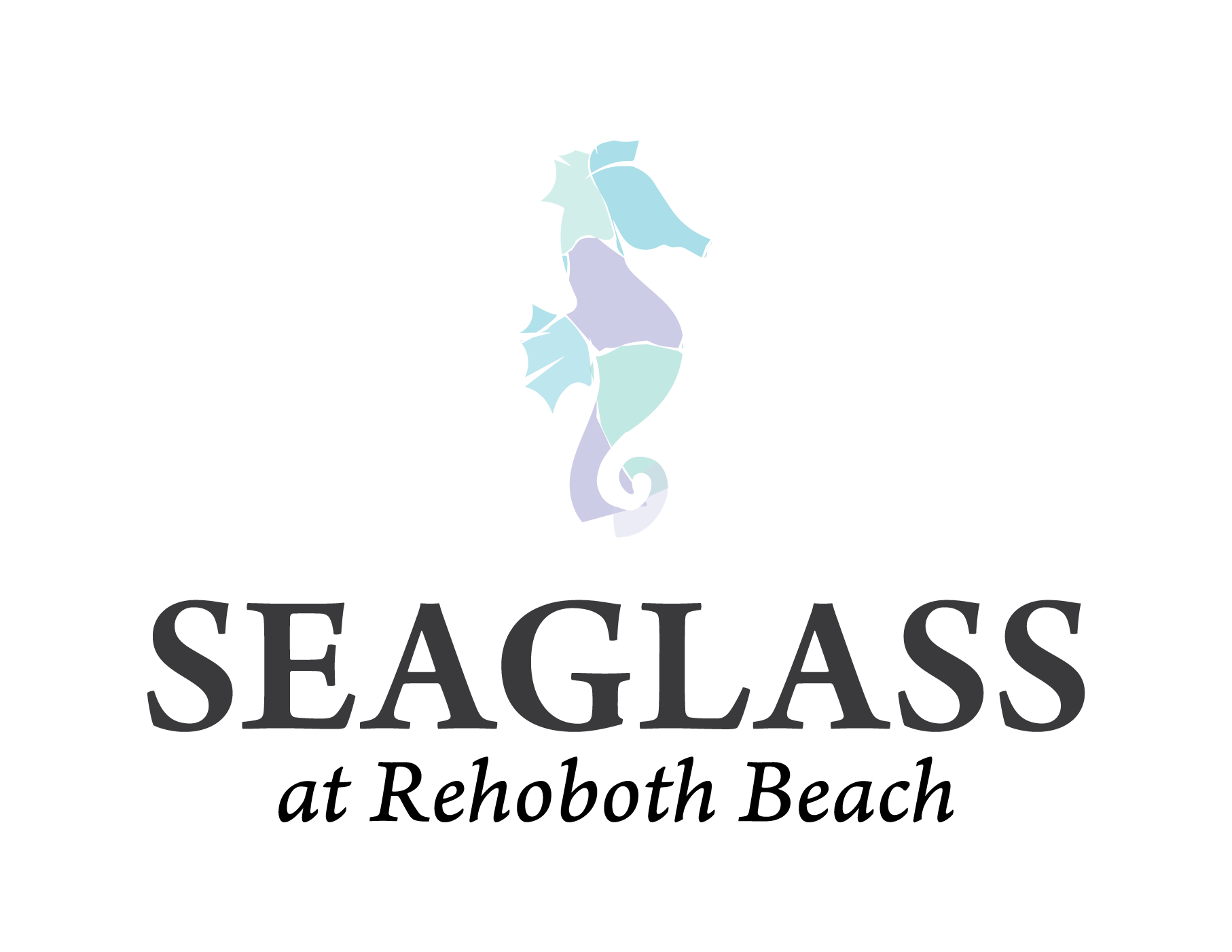 Sea Glass Logo Masculine, Upmarket, Residential Construction Logo