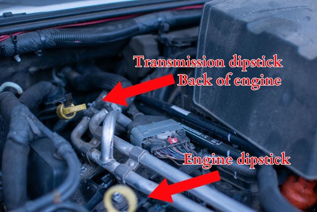 Transmission Dipstick Location