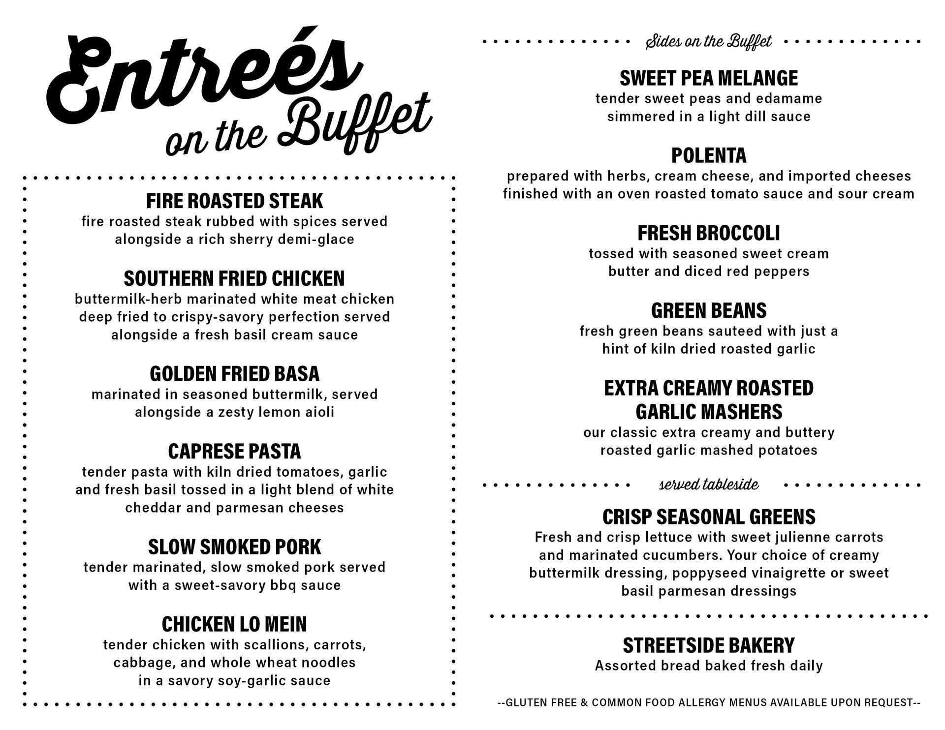 MENUS | New Theatre & Restaurant KC