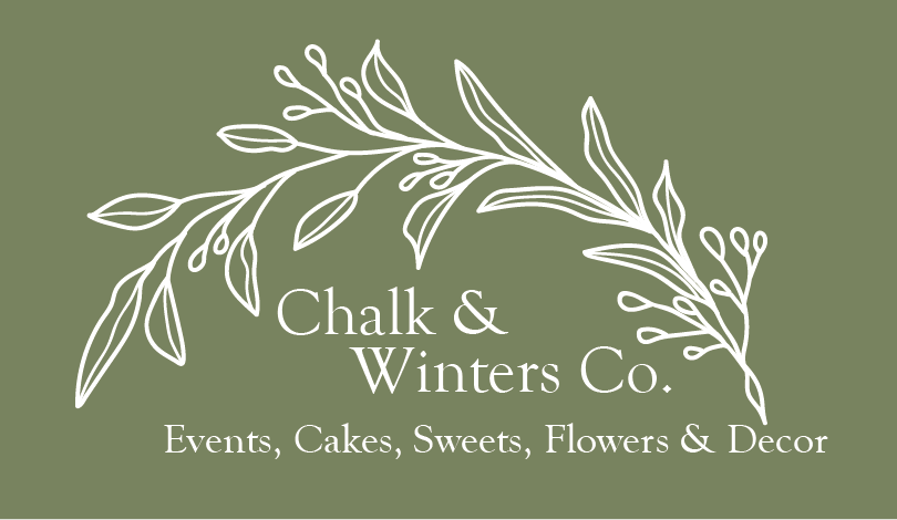 Chalk Winters Co. Events Cakes Flowers Decor