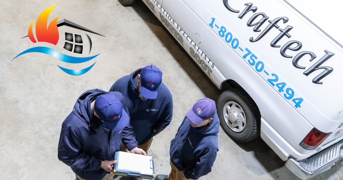 Water & Fire Damage Restoration | Craftech Restoration | Central Mass