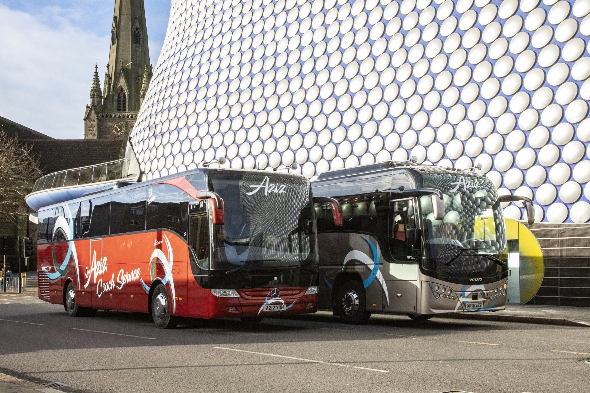 For affordable coach hire in West Midlands, call Aziz Coach Service