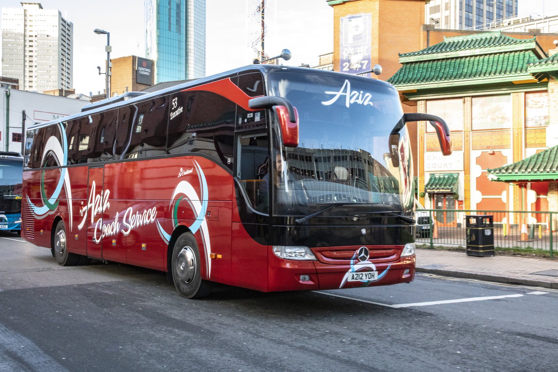 For affordable coach hire in West Midlands, call Aziz Coach Service