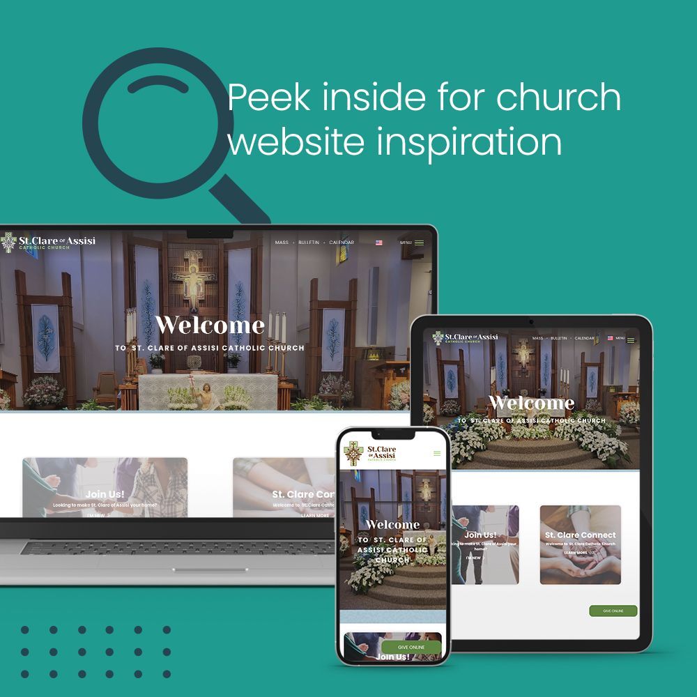 The Best Catholic Church Website Examples — Peep for Inspiration!
