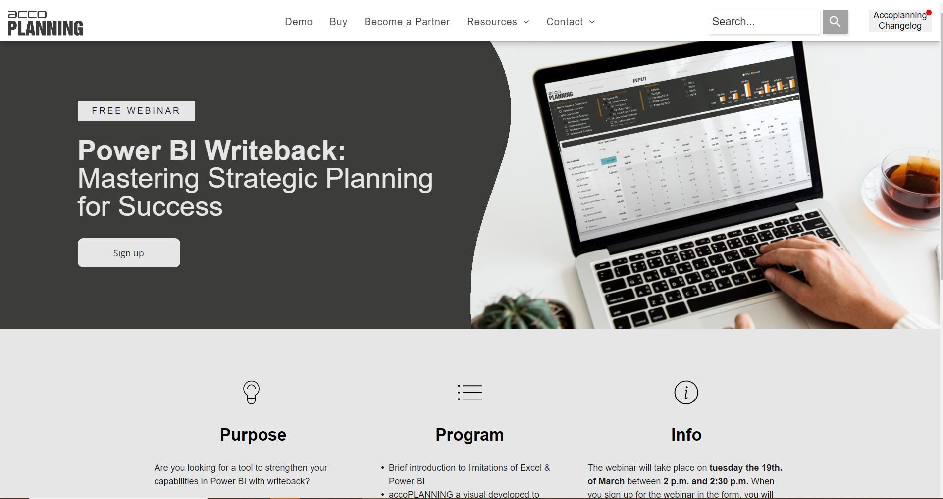 Webinar: Power BI Writeback: Mastering Strategic Planning for Success Webinar: Power BI Writeback: Mastering Strategic Planning for Success
