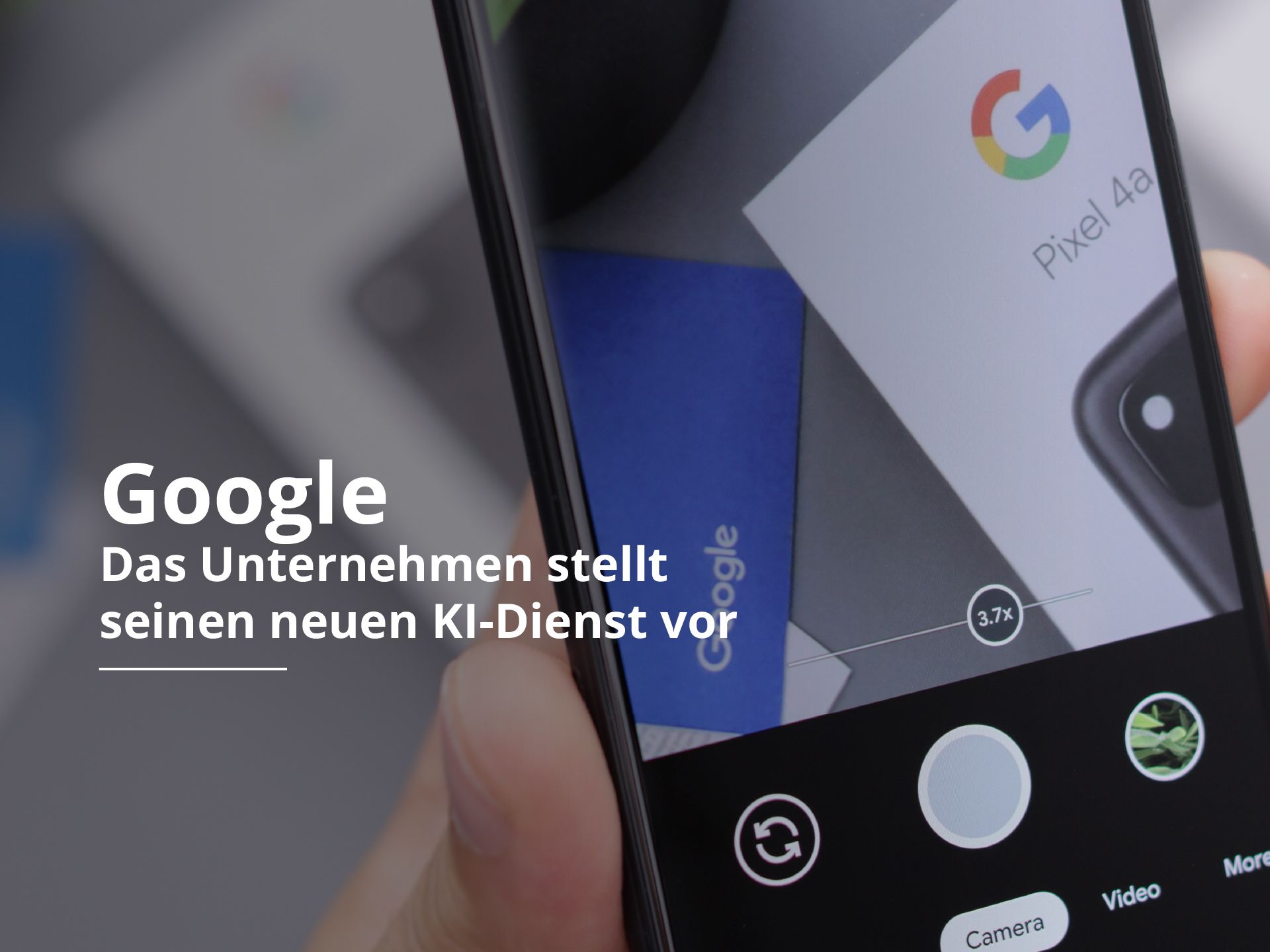 Google - Das Unternehmen stellt seinen neuen KI-Dienst vor