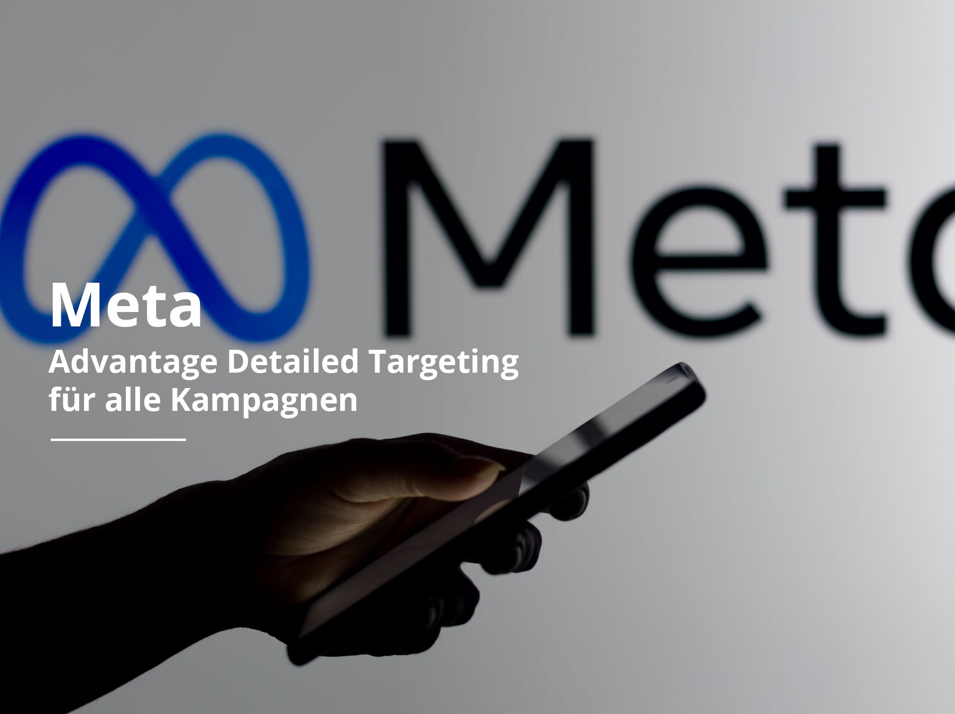 Meta - Advantage Detailed Targeting für alle Kampagnen