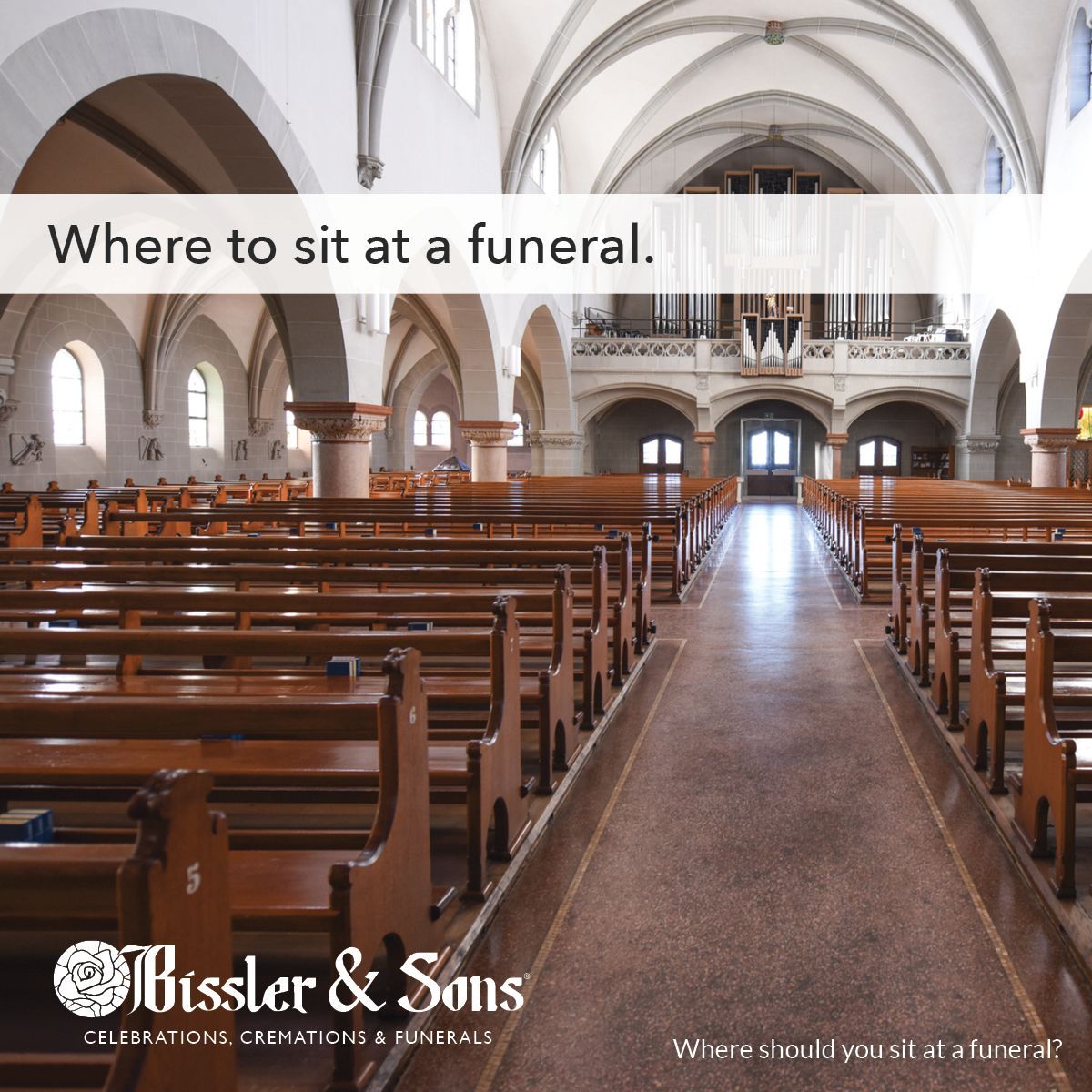 Where Should You Sit at a Funeral?