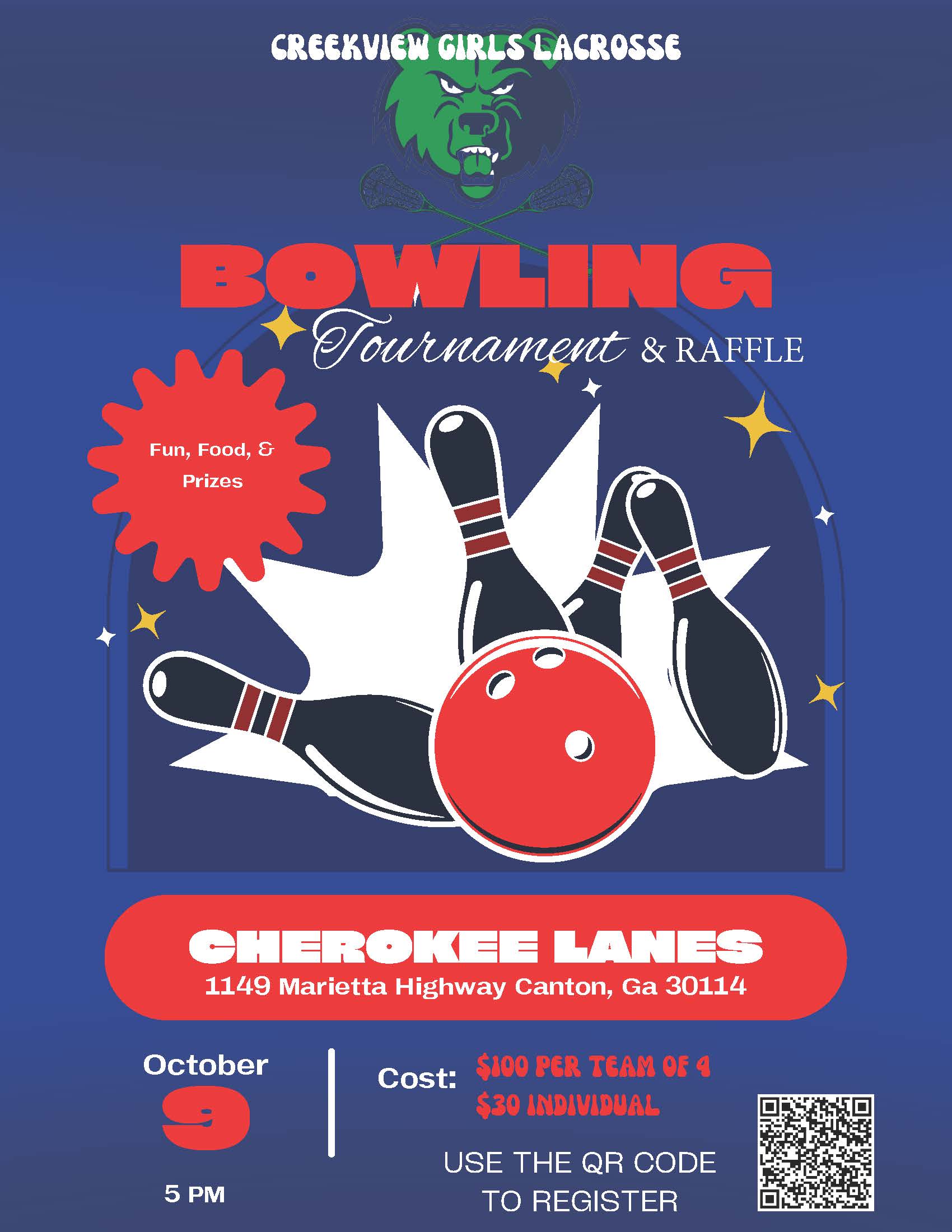 2022 Bowling Tournament Fundraiser